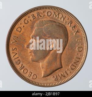 Great Britain, Jerzy VI (1936 1952), 3 Penns; 1942 Mint London, Paget ...