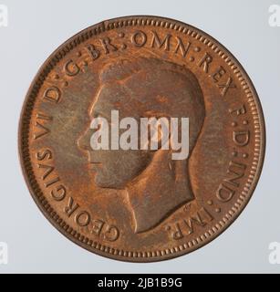 Great Britain, Jerzy VI (1936 1952), 1 Pens, London; 1939 Mint London ...