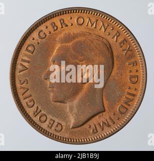 Great Britain, Jerzy VI (1936 1952), 3 Penns; 1942 Mint London, Paget ...