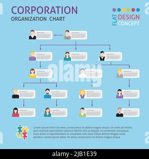 Hierarchy diagrams flowchart vector infographics set.Business structure ...