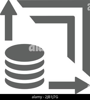 Scalability, scale, big data icon. Simple vector illustration isolated ...