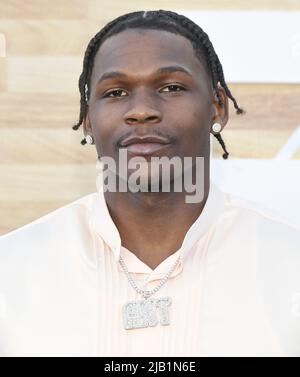 Anthony Edwards arrives at Netflix's HUSTLE Los Angeles Premiere held ...