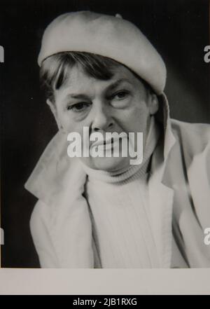 Skarżyńska Lidia middle aged in an artistic studio portrait focused ...