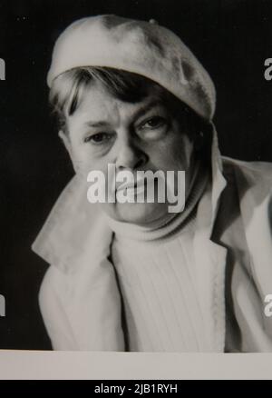 Skarżyńska Lidia middle aged in an artistic studio portrait focused ...