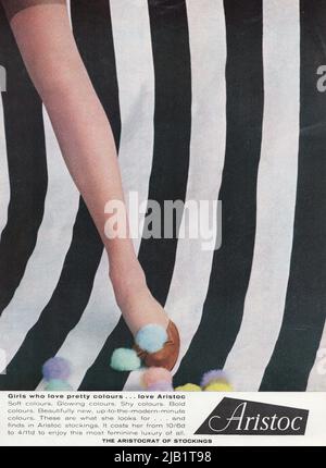 Aristoc stockings vintage paper advertisement advert 1980s 1970s Stock ...