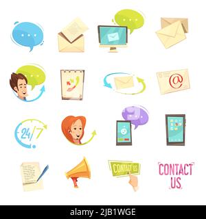 Retro computer interface elements set. Old PC UI icon assets for computer, folder, notepad text ...