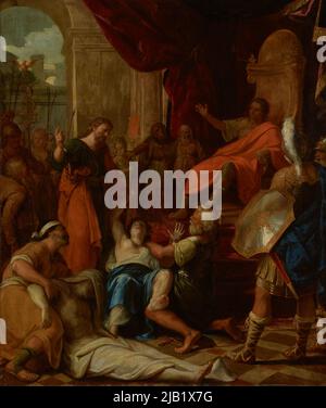 The 'Christ before Pilate' painting by an unknown 16th-century artist ...