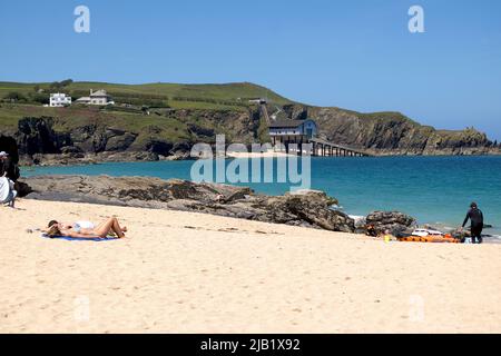 Trevose Head Point Mother Ivys Bay Boobys Bay Constantine Bay Cornwall ...