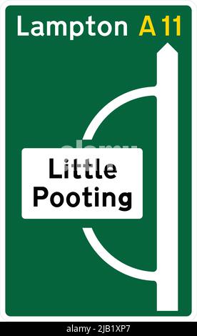 Map‑Type Advance Direction Signs, Road signs in the United Kingdom ...