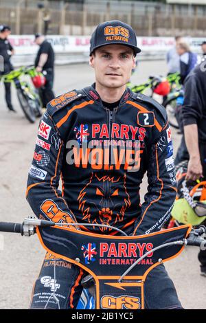Steven Worrall - British speedway rider riding for Wolverhampton Wolves ...
