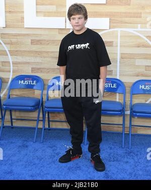 Max Simkins arrives at Netflix's HUSTLE Los Angeles Premiere held at ...