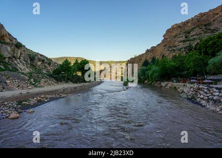 Cudi Gabar mountains Kasrik Pass and botan river between Cizre and ...