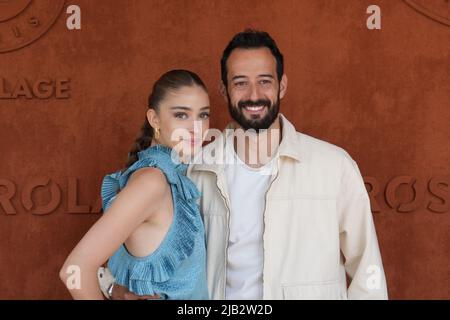 Mathieu Forget and Victoria Dauberville at Village during French Open ...