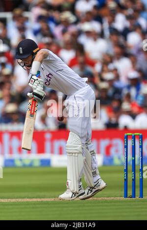#6, Zak Crawley of England in action with the bat during Day Two of the ...