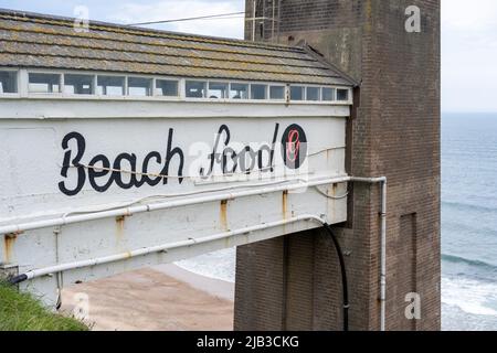 The entrance to the Marsden Grotto restaurant at Coast Road South ...