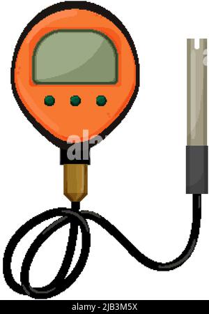 Ph meter color scale icon. Cartoon of Ph meter color scale vector icon ...