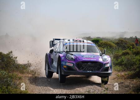 Gus GREENSMITH Jonas ANDERSSON , M-SPORT FORD WORLD RALLY TE Stock ...