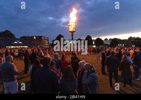 Queen Elizabeth Platinum Jubilee celebrations - 70th Jubilee beacon ...