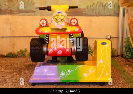 Coin operated Bumper Car kiddie ride Stock Photo - Alamy