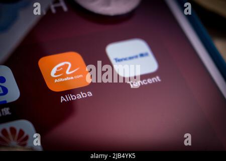 Alibaba logo, founded on 4 April 1999 in Hangzhou, Zhejiang, with ...
