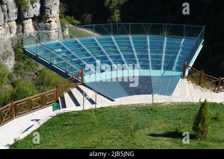 Crystal Glass Terrace in Tokatli Canyon, Safranbolu, Turkey Stock Photo ...