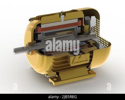 Electric generator gold class Stock Photo - Alamy