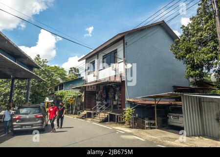 Pekan (District) Julau shop houses, Sarawak, East Malaysia, Borneo ...