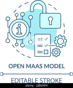 Open data turquoise concept icon Stock Vector Image & Art - Alamy