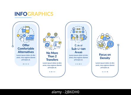 Building mobility services rectangle infographic template Stock Vector ...