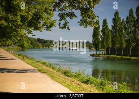 Landscape photography of the ctown of Melun in Seine et Marne in France ...