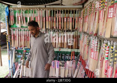 Srinagar, Kashmir, India. 3rd June, 2022. Non-local customer is seen ...