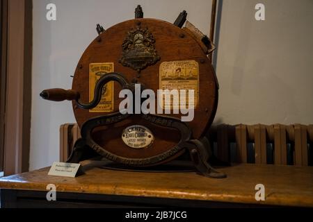 18th century household items in Newton House, a Grade II listed country ...
