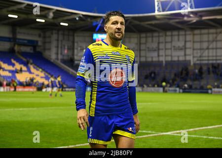a Dejected Gareth Widdop #6 of Warrington Wolves after the final ...