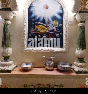 Radha Krishna Temple, Soho, London, England Stock Photo - Alamy