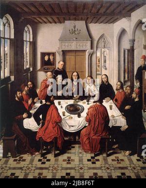 Dieric Bouts’ painting 'The Last Supper' includes a detailed portrayal ...
