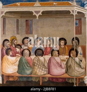 Giotto di Bondone - Last Supper Stock Photo - Alamy