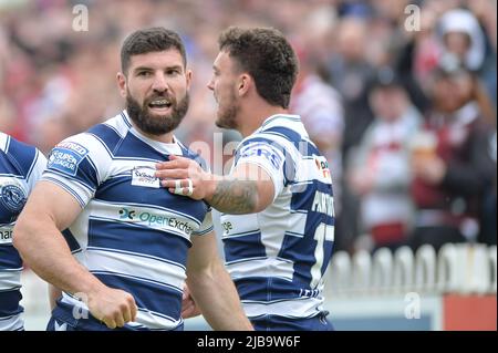 Castleford, England - 4 July 2022 - Abbas Miski of Wigan Warriors ...