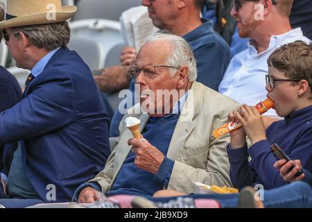 A spectator having an Ice cream during the game Stock Photo - Alamy