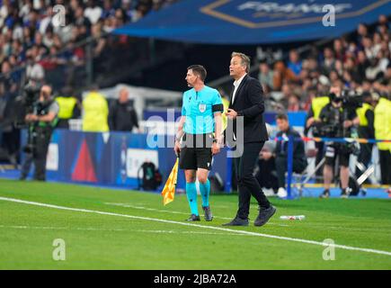Stade de France, Paris, France. 3rd June, 2022. fans during France ...