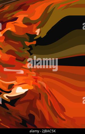 Abstract and contemporary digital art flaming design Stock Photo - Alamy