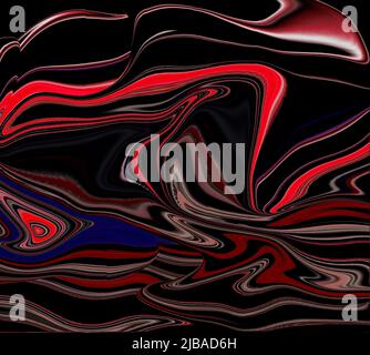 Abstract and contemporary digital art waves design Stock Photo - Alamy