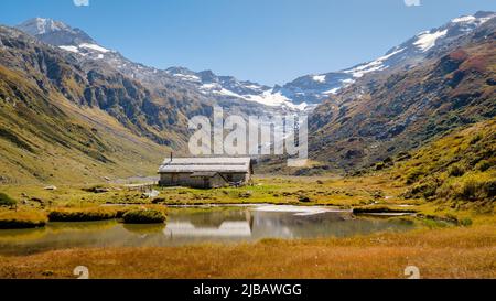 Fex Valley (Engadin, Switzerland) starts outside Sils Maria and ends at ...