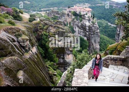 Scenes from Meteora, Greece Stock Photo - Alamy