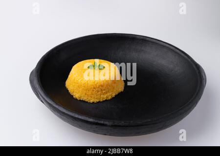 Brazilian Northeast Couscous (Cuscuz Nordestino). Maize couscous on ...