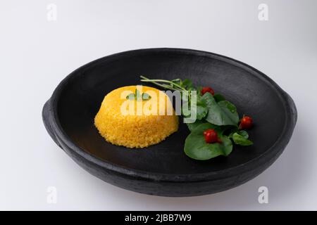 Brazilian Northeast Couscous (Cuscuz Nordestino). Maize couscous on ...