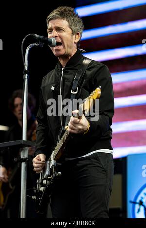 Margam, Wales . 04th June, 2022. Noel Gallagher's High Flying Birds at ...