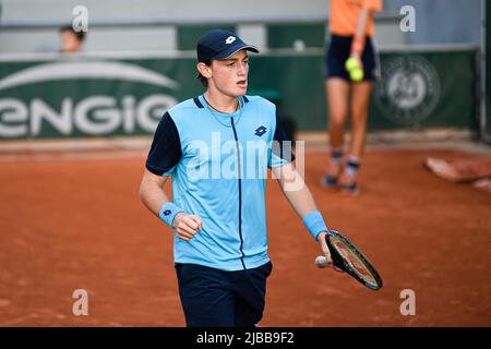 Ignacio Buse during the French Open Grand Slam tennis tournament on May ...