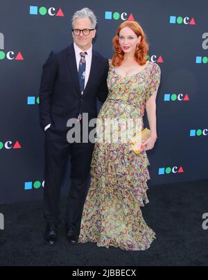 Christina Hendricks, George Bianchini arrives at The MOCA Gala 2022 ...