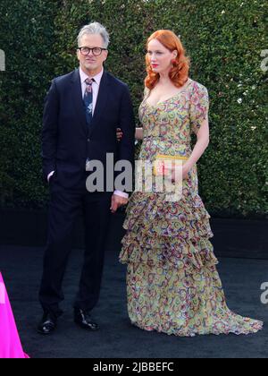 Christina Hendricks, George Bianchini arrives at The MOCA Gala 2022 ...