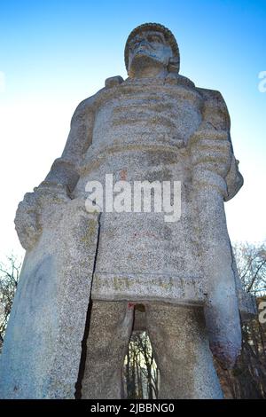 Khan Asparuh Monument in Asparuhov Park,Varna,Bulgaria Stock Photo - Alamy